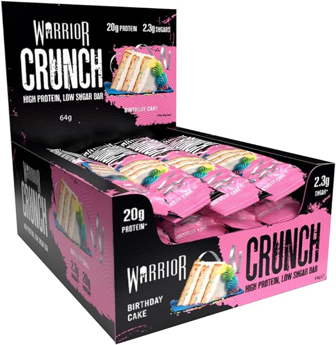Warrior Crunch High Protein Bars - Superior Protein Snack